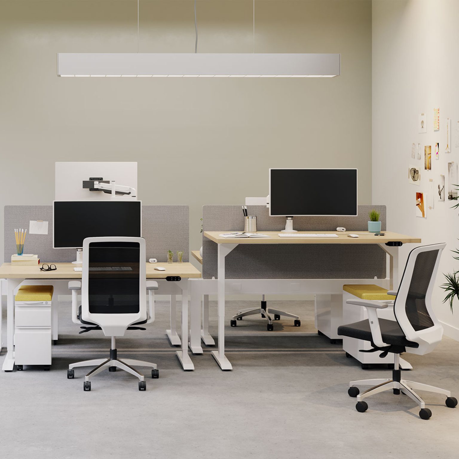 MID HAT + WORKSURFACE | Top Hat Collective Desk